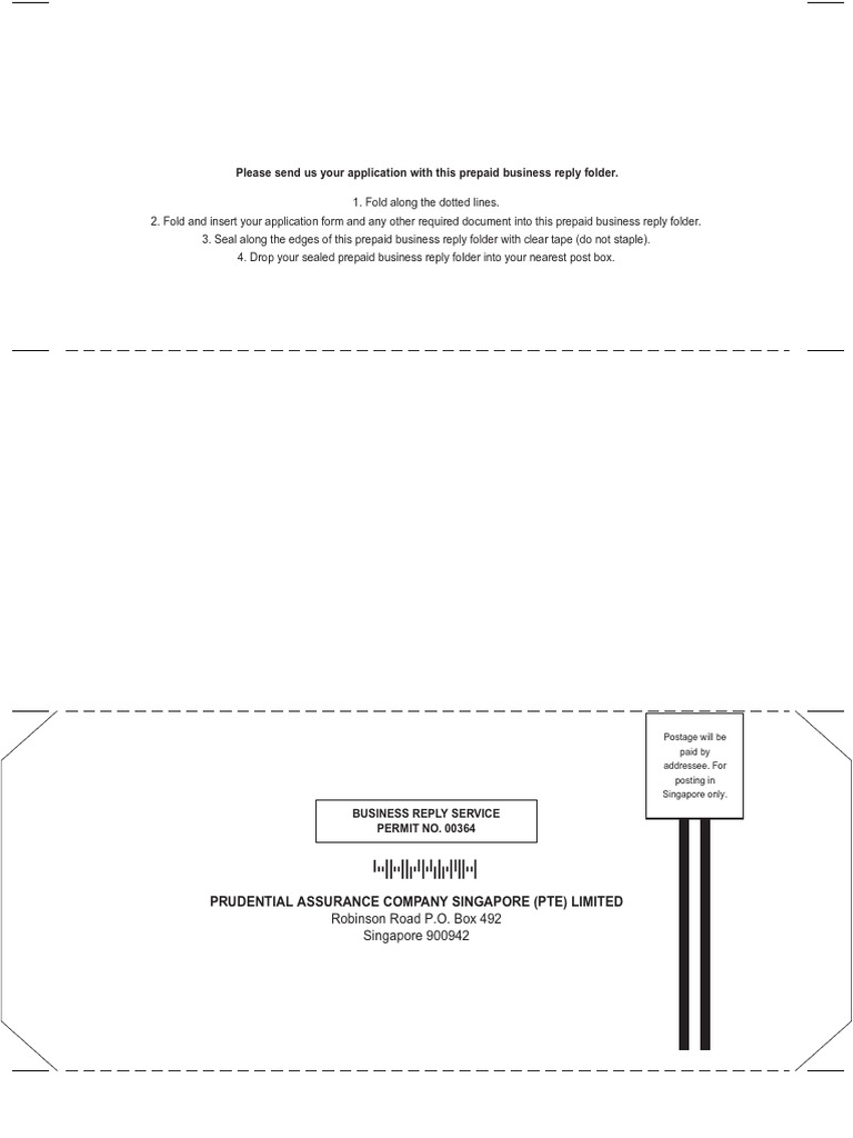 Prudential Business Reply Envelope PDF | PDF