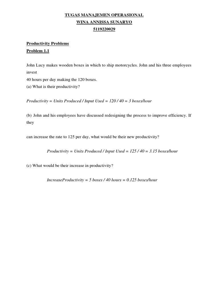 Tugas Management Operasional | PDF | Supply Chain Management | Economic ...