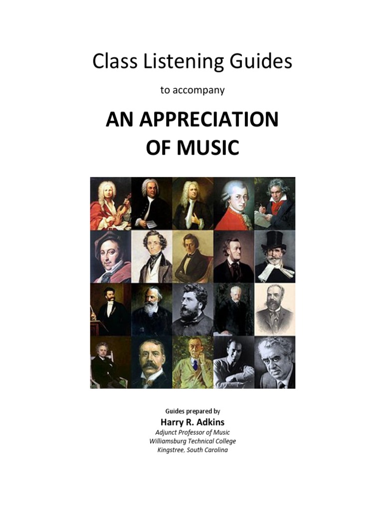 Appreciation of Music Listening Guide PDF | PDF