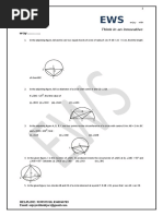 Circle Geometry Problems and Solutions | PDF | Circle | Perpendicular