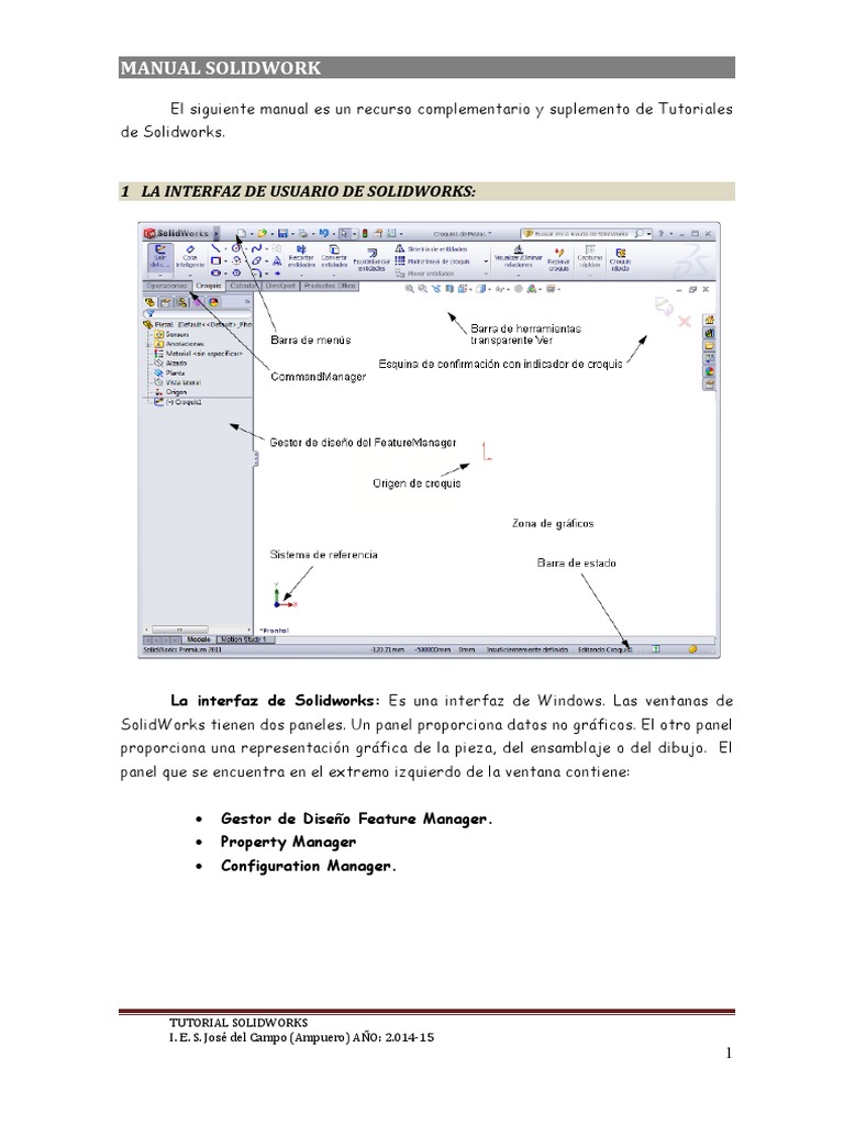 Manual Solidworks Alumnos | PDF | Geometria plana) | Elipse