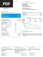 PSEG Sample Electric Bill | PDF | Cheque | Watt