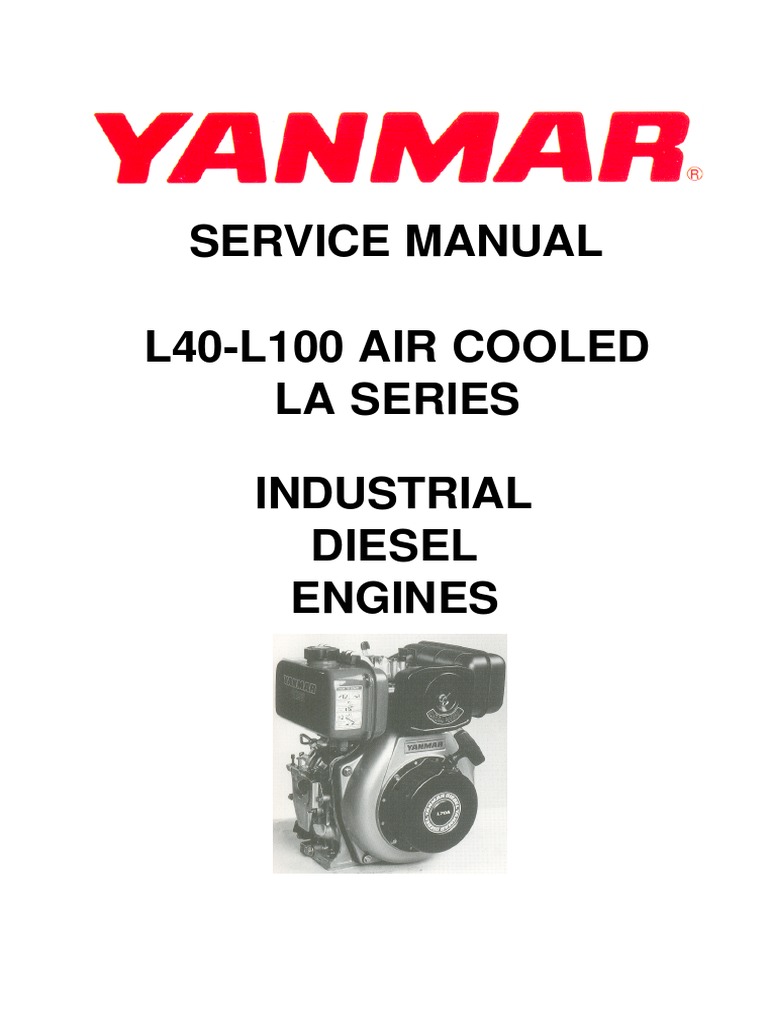 Yanmar L100ae Series Workshop Manual PDF | PDF