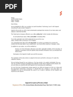 EY Offer Letter | PDF | Confidentiality | Employment