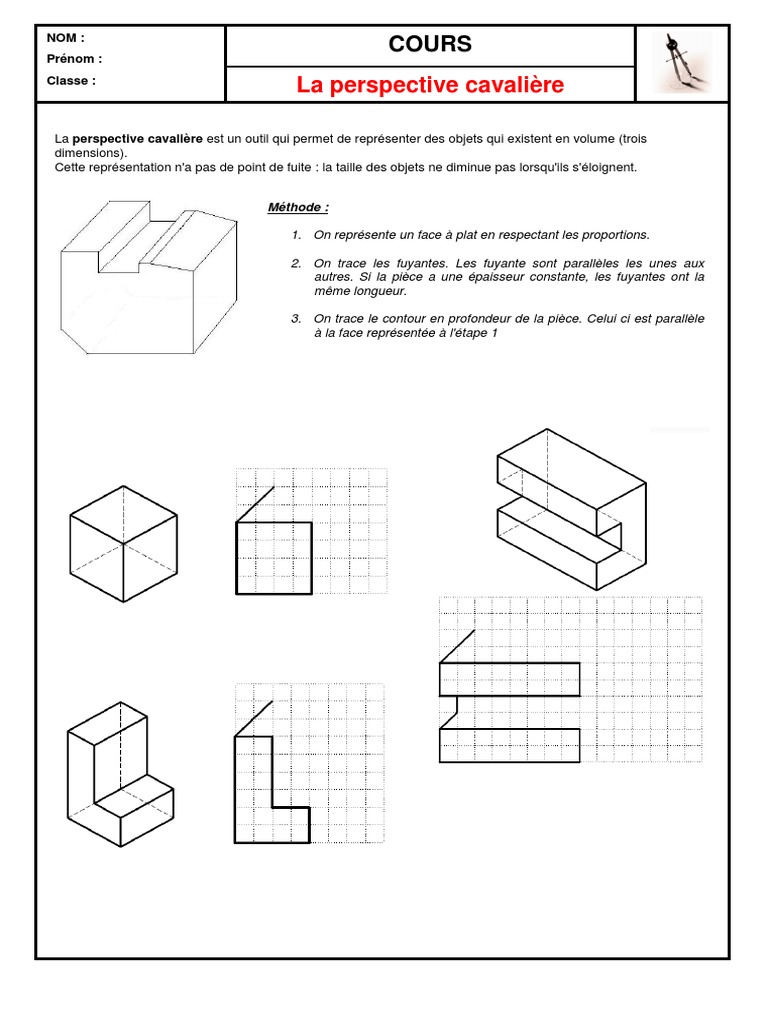 00b Cours Perspective Cavaliere | PDF