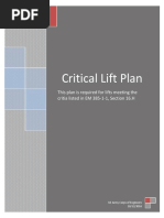 Tandem Lifting Calculation Guide | PDF | Crane (Machine) | Center Of Mass