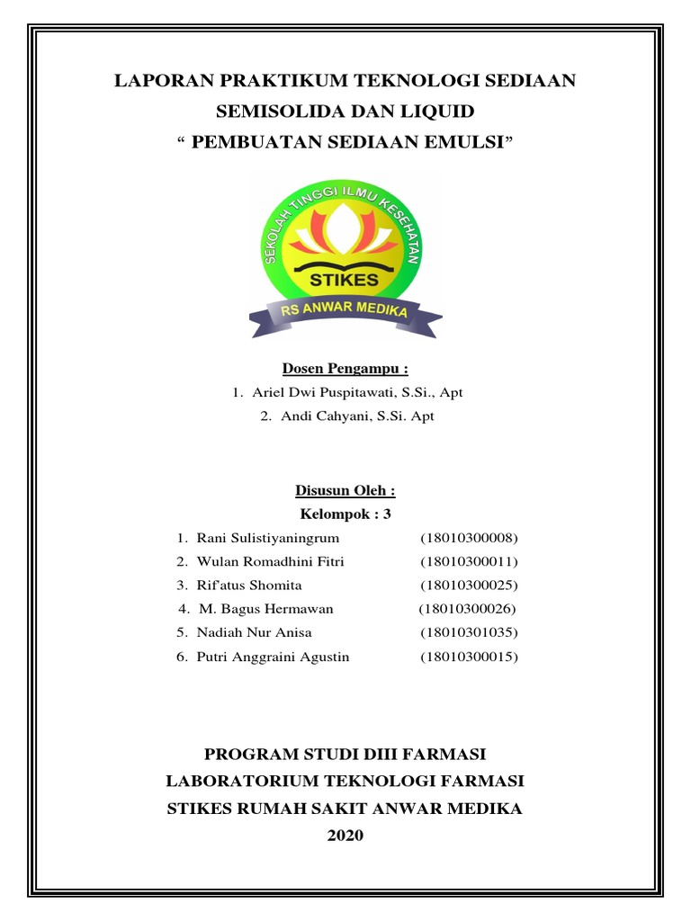 Kelompok 3 Pembuatan Emulsi PDF | PDF | Memasak, Makanan, & Anggur
