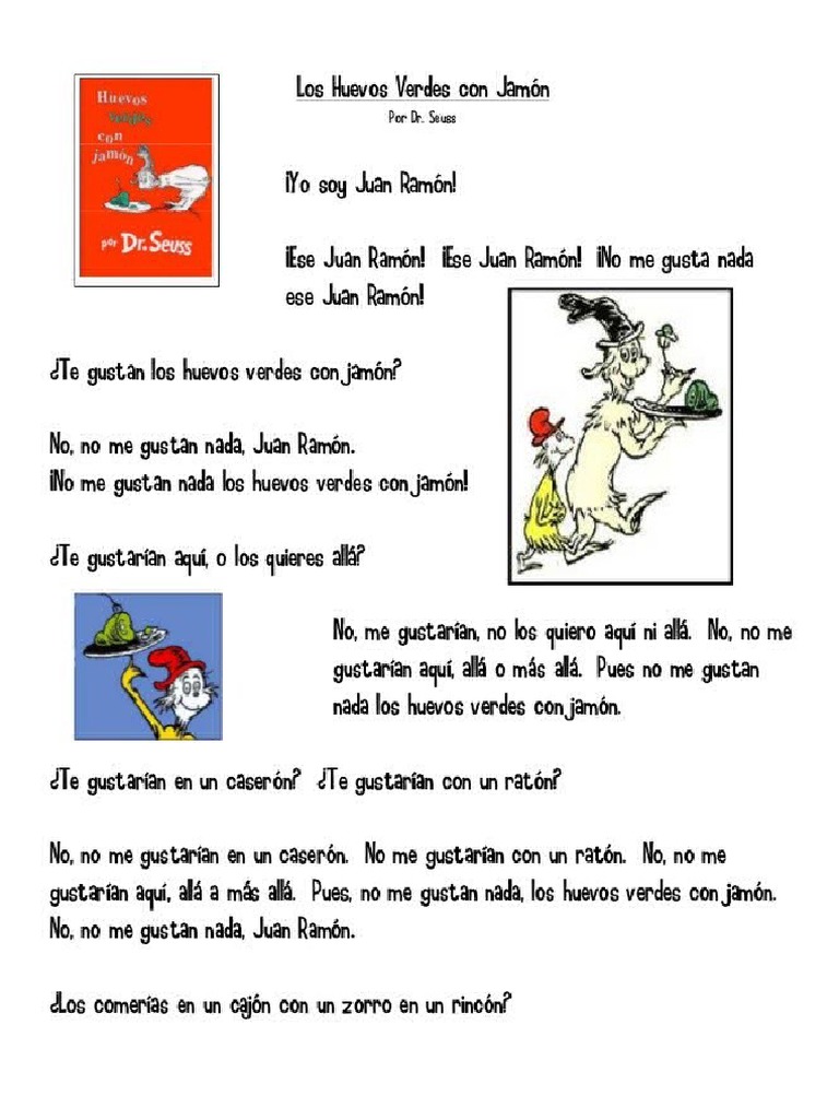 Los Huevos Verdes Con Jamon | PDF