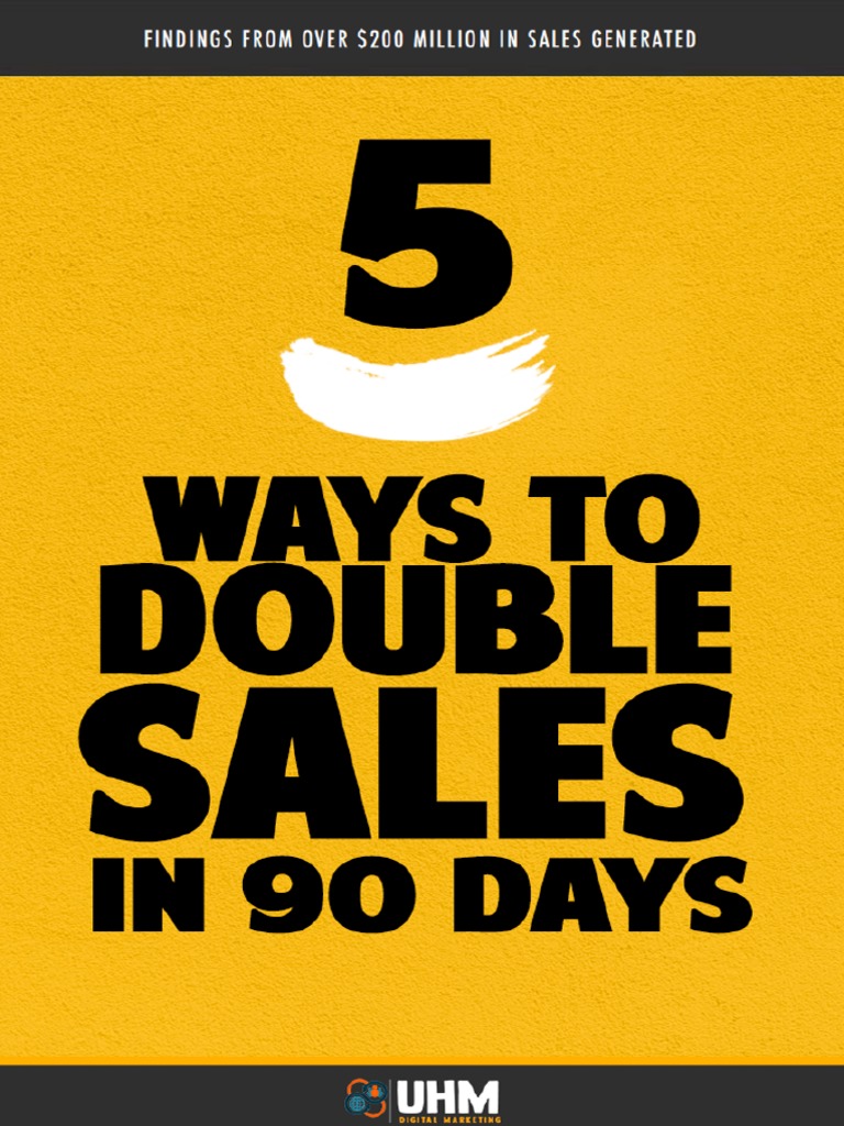 Double Your Sales Strategies | PDF | Sales | Marketing