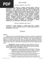 8 Bernas Vs Cinco Digest | PDF