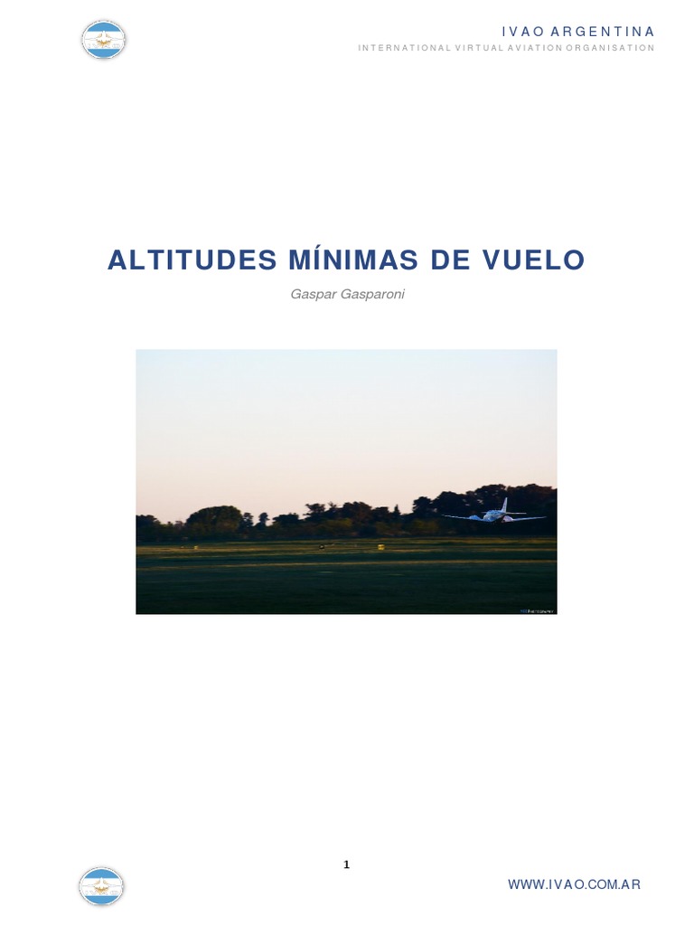 Altitudes - Minimas IFR PDF | PDF | Reglas de vuelo por instrumentos ...