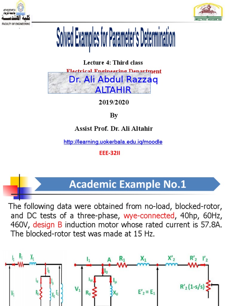 Worked Examples | PDF | Electric Motor | Electrical Equipment