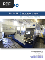 Trumpf Laser Cut Speeds and Nozzle Chart | PDF | Mechanical Engineering | Industrial Processes