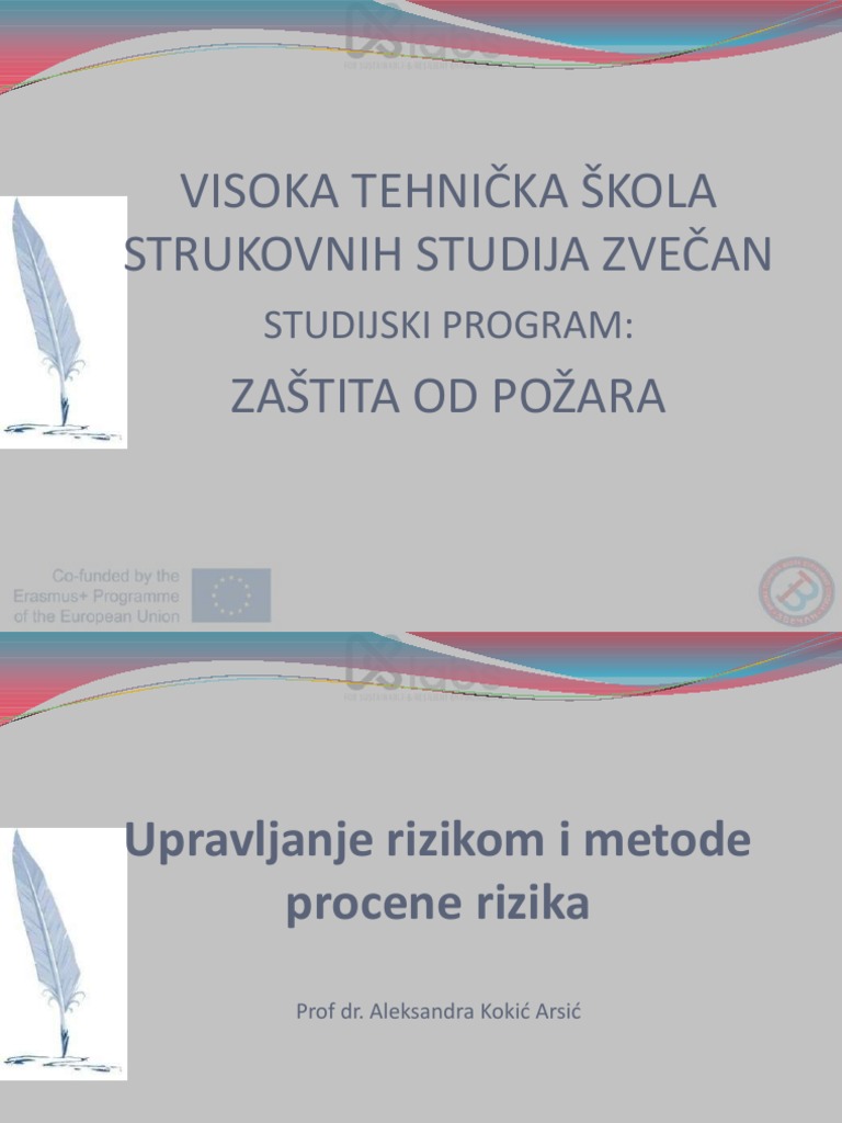 Tehnike Procene Rizika - VTS Zvecan | PDF