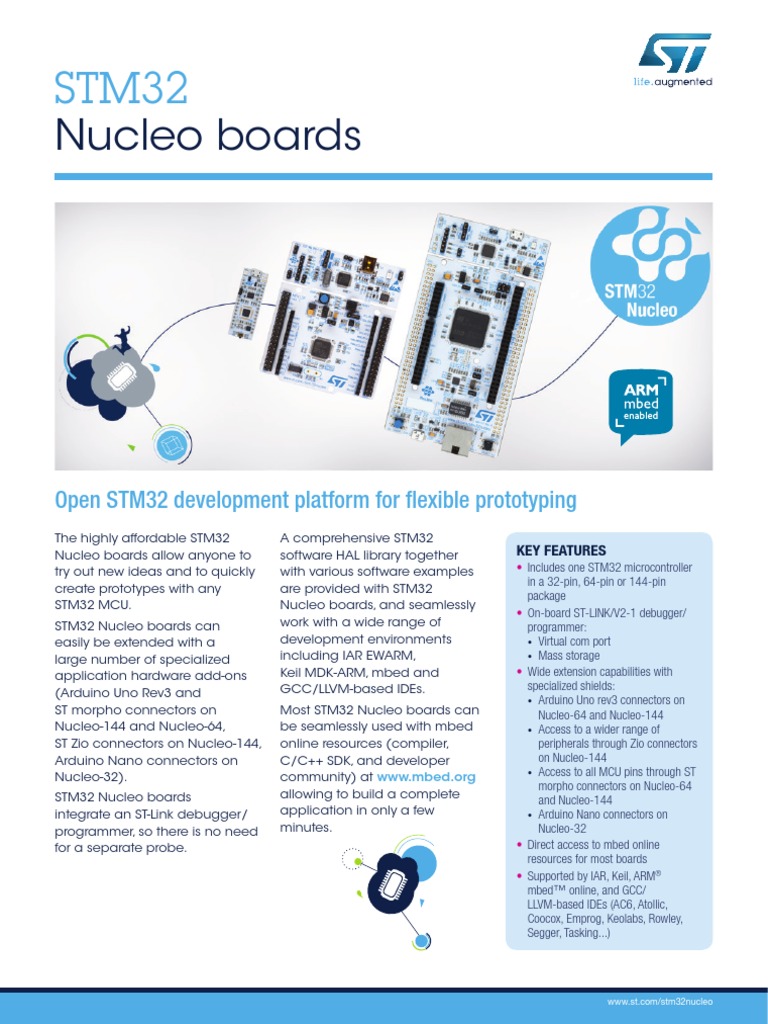 Brochure Nucleo | PDF | Arduino | Software