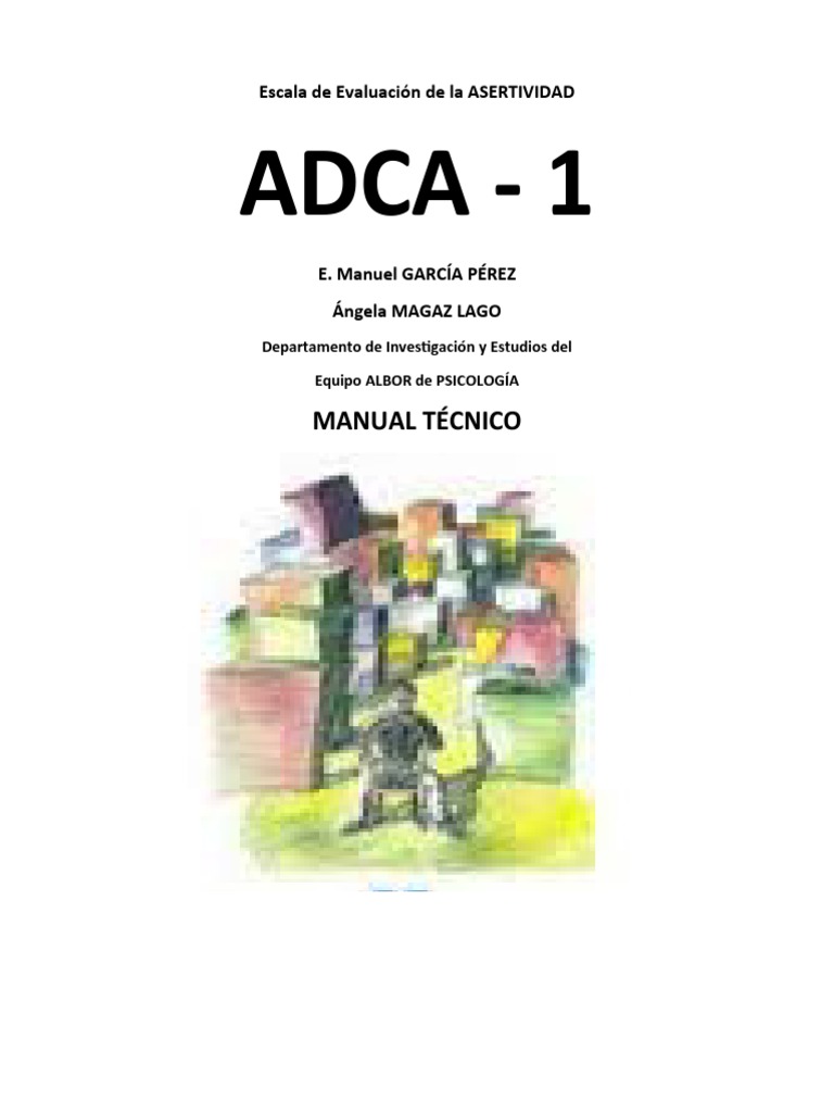 Escala de Evaluacion de La Asertividad Adca-1 | PDF | Habilidades sociales | Validez (Estadísticas)