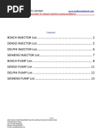 BOSCH FUEL INJECTOR List-Fuel Injectors PDF | PDF | Dodge | Lincoln ...