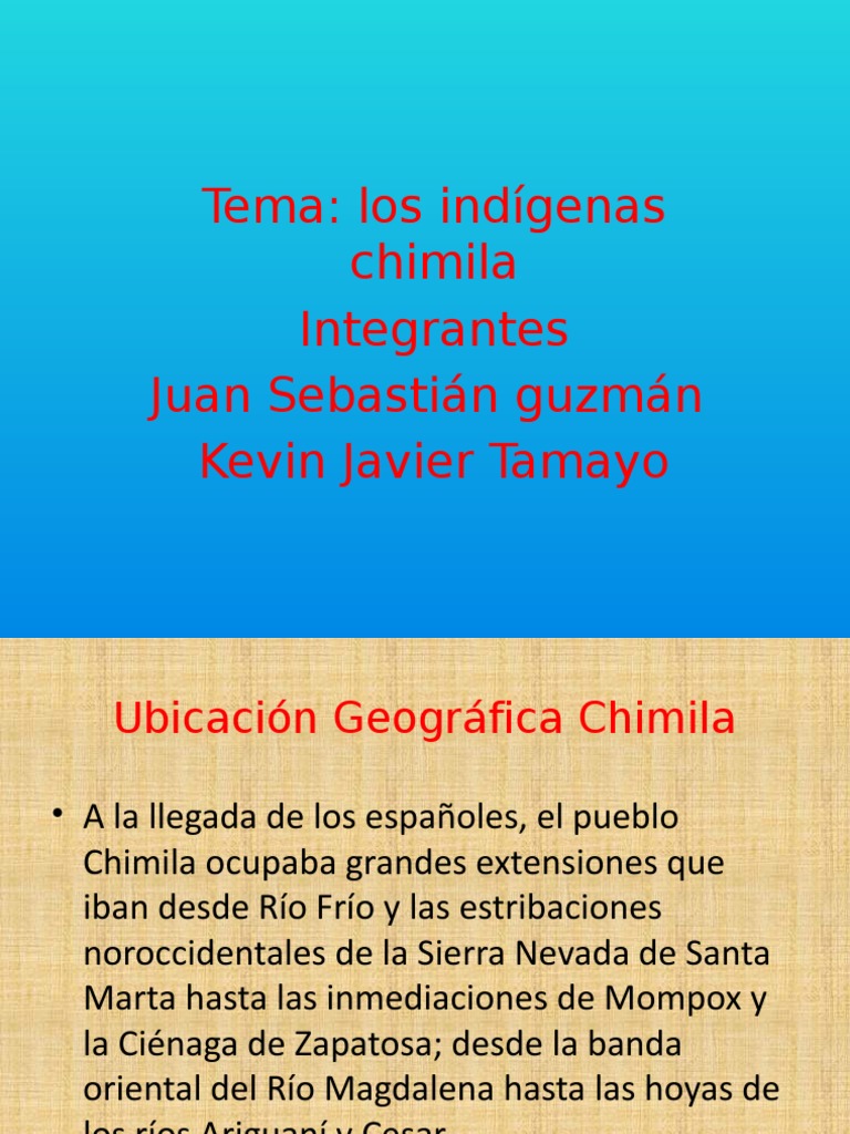 Los Indigenas Chimila | PDF | Pueblos Indígenas de las Américas