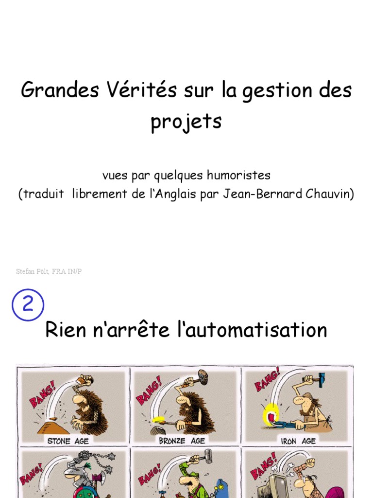 (Humour) Gestion de Projet | PDF | Informatique | Informatique et ...