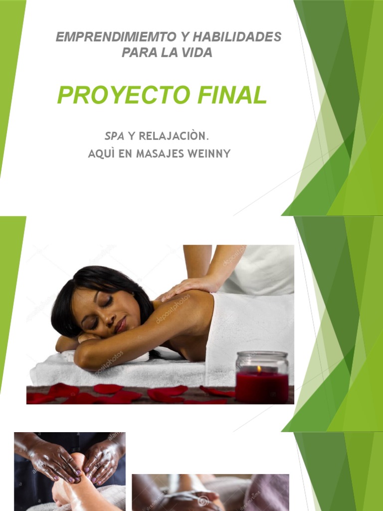 Proyecto Final Yulissa | PDF | Masaje | Dolor