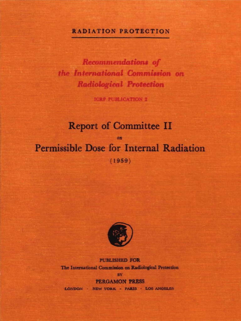 ICRP Publication 2 PDF | PDF | Absorbed Dose | Ionizing Radiation