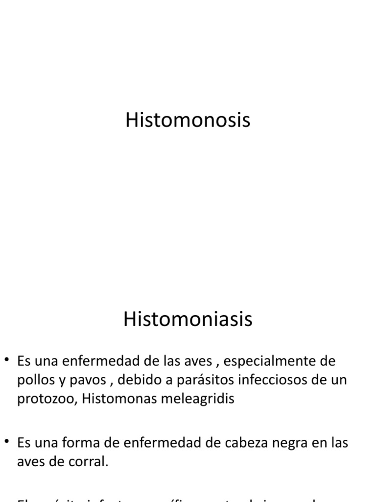 Histomonosis | PDF