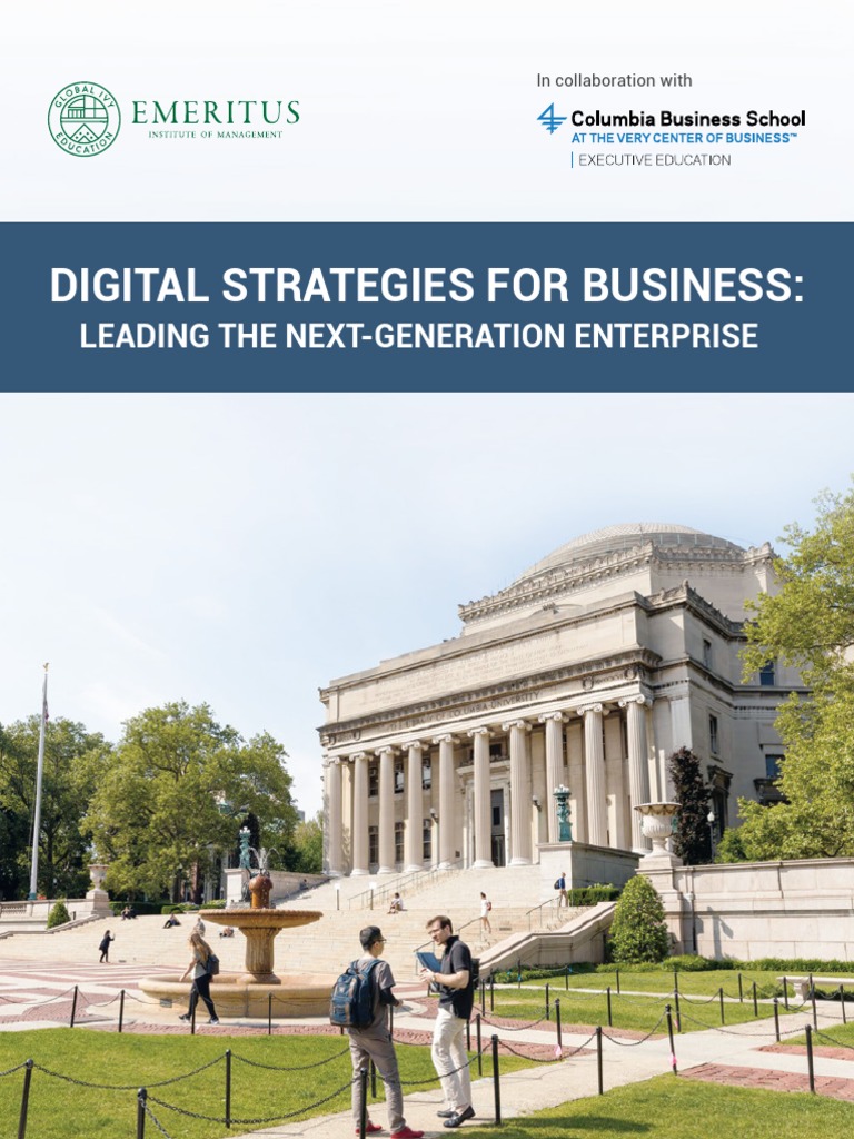 Digital Transformation Course Brochure | PDF | Business Model | Experiment