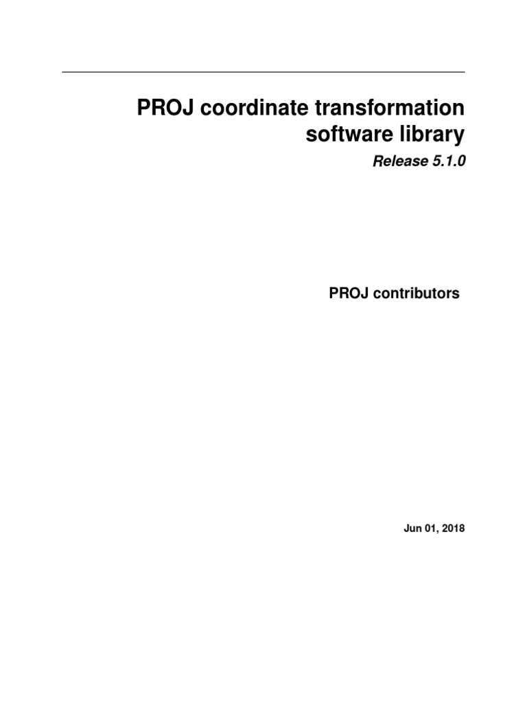 Proj PDF | PDF | Geodesy | Geographic Data And Information