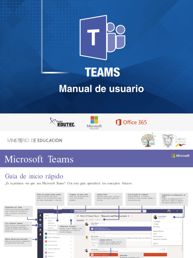 Manual de Usuario Teams | PDF | Chat en linea | Archivo de computadora