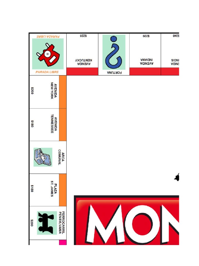 Excel Tablero Monopoly | PDF
