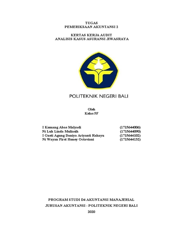 Kelompok 6 Audit 5F | PDF