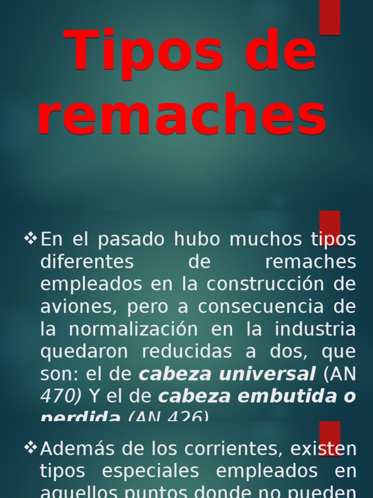 Tipos de Remaches | PDF