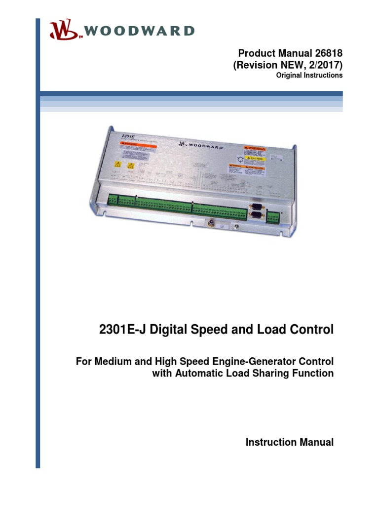 2301E-J Digital Speed and Load Control | PDF | Printed Circuit Board ...