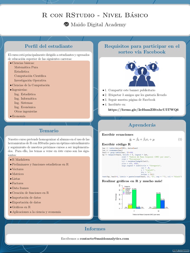 Poster R Markdown | PDF