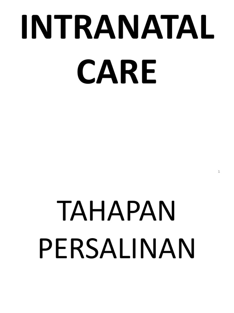 Askep Intranatal | PDF