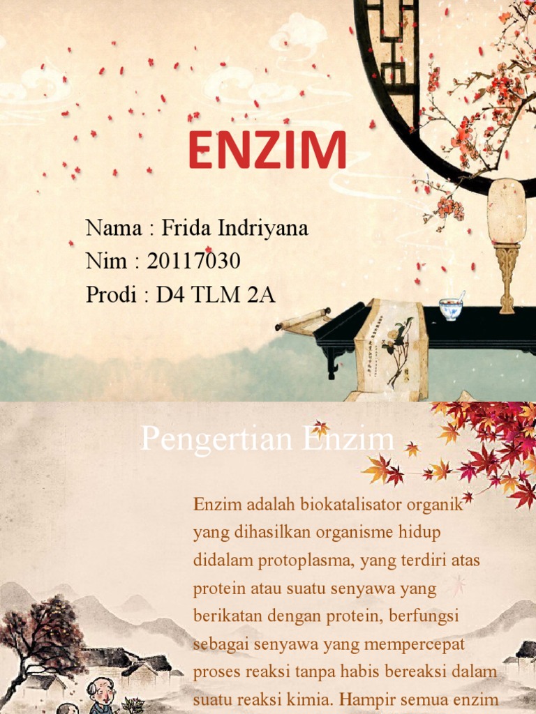 Enzim: Struktur dan Fungsi | PDF