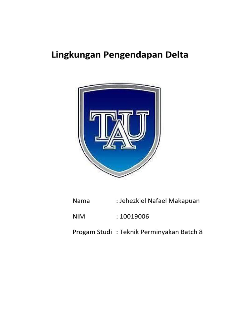 Lingkungan Pengendapan Delta | PDF