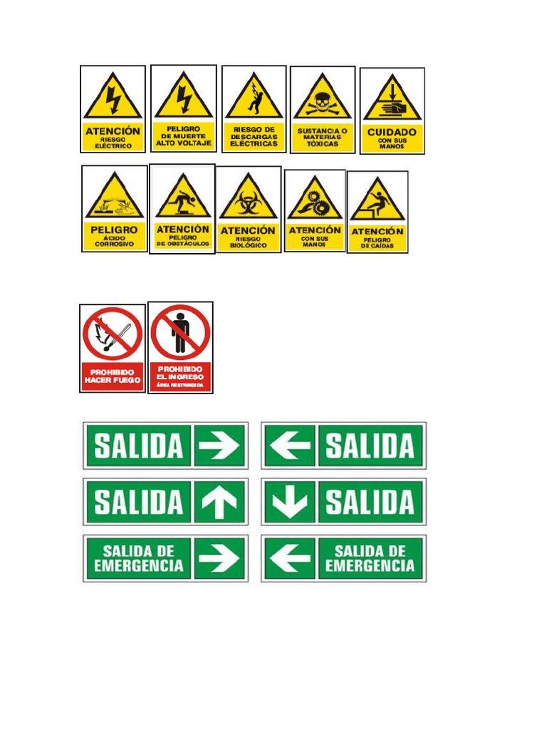 Señales Pára Mapa de Riesgos | PDF
