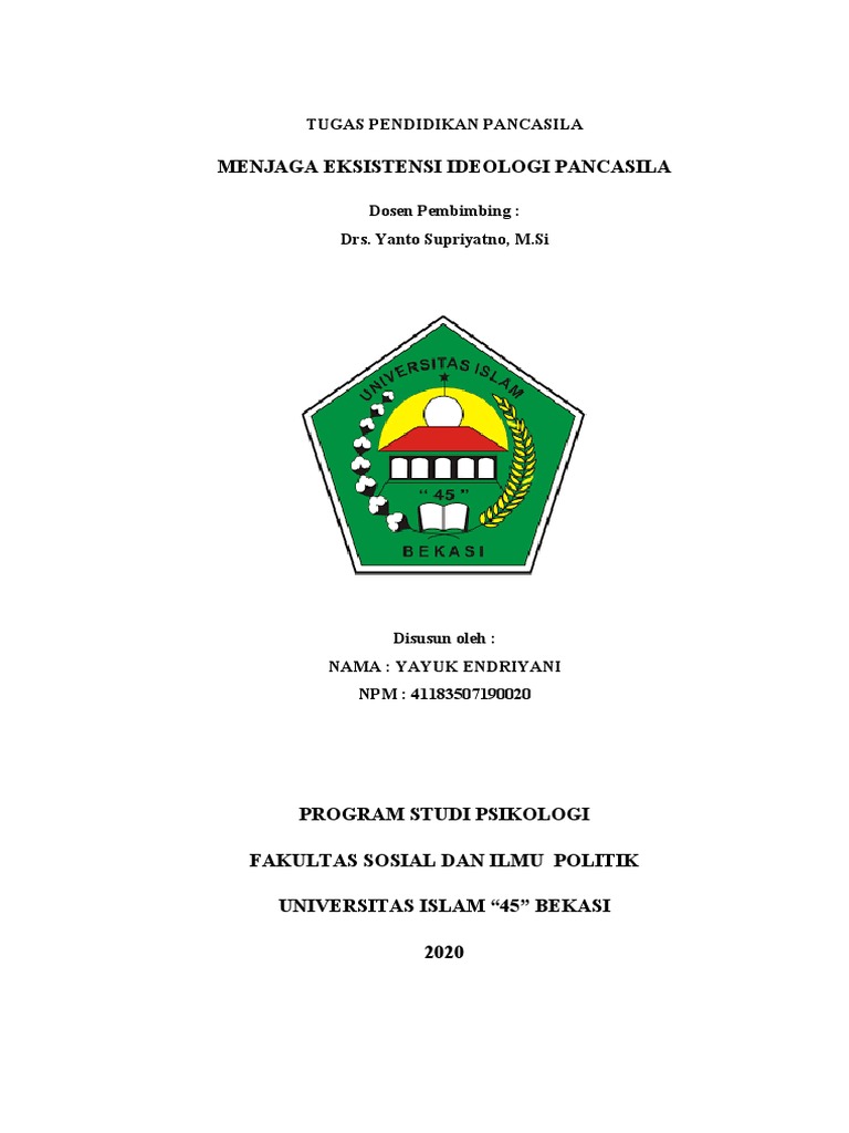 Paper Pancasila Yayuk's | PDF | Agama & Spiritualitas