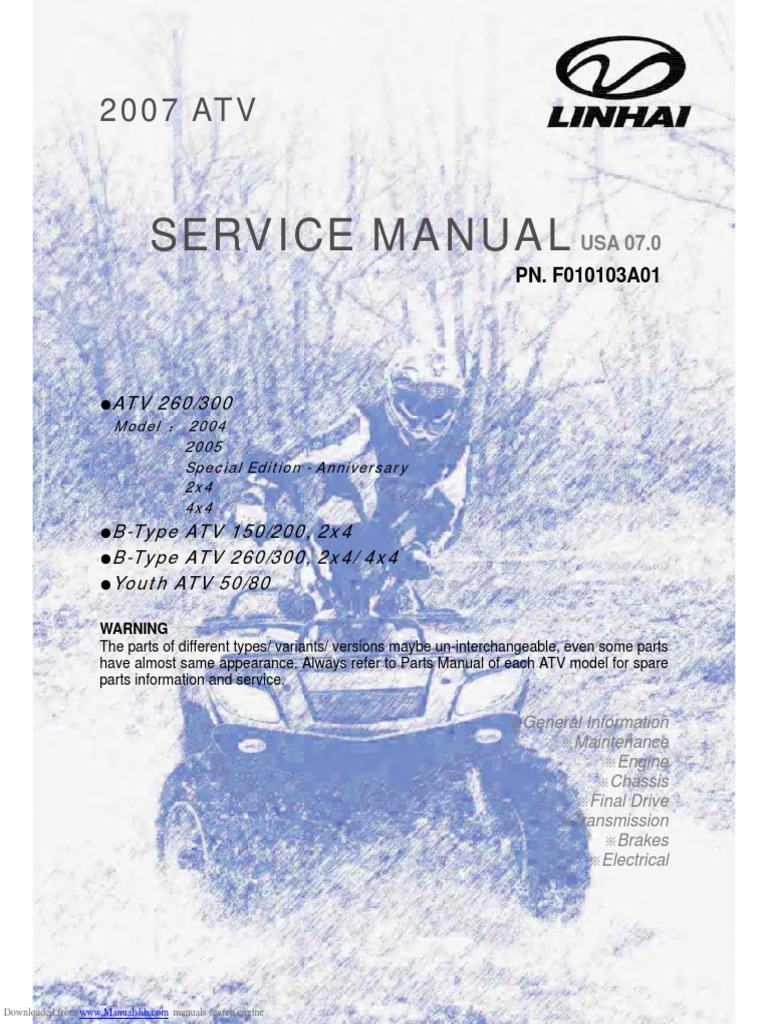 Atv 260 PDF | PDF | Bearing (Mechanical) | Axle