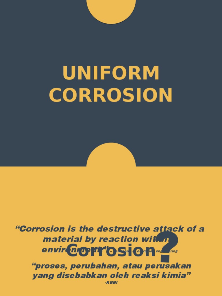 Uniform Corrosion | PDF