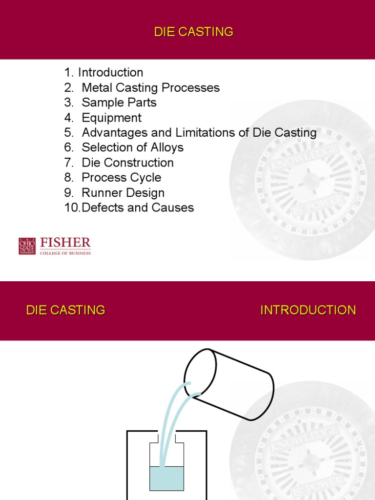 Pressure Die Casting | PDF | Casting (Metalworking) | Casting