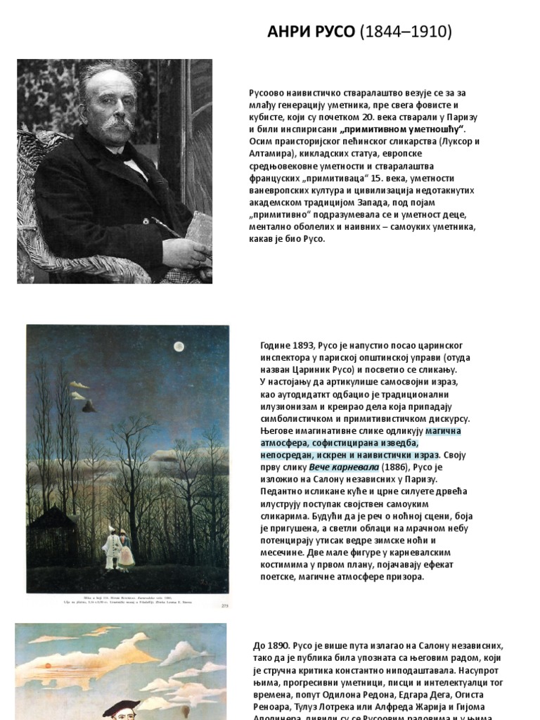 03 Anri Ruso - Fovizam - Zorz Ruo | PDF