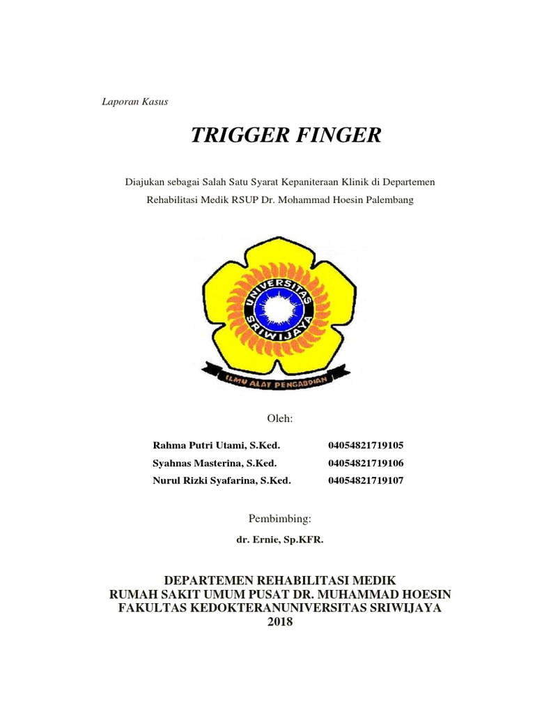 Laporan Kasus Trigger Finger | PDF