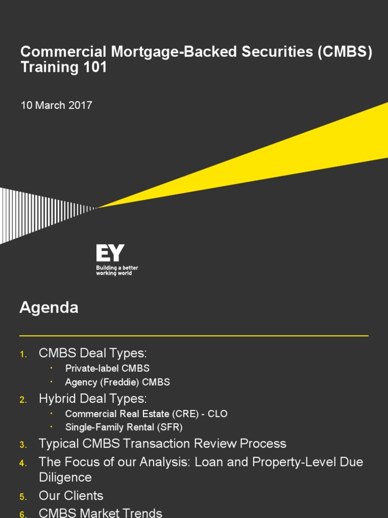 CMBS Introduction 101 Training | PDF | Commercial Mortgage Backed ...