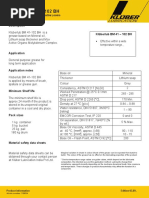 Klueber Microlube Gl 261 Special Lubricating Grease Datasheet | PDF ...