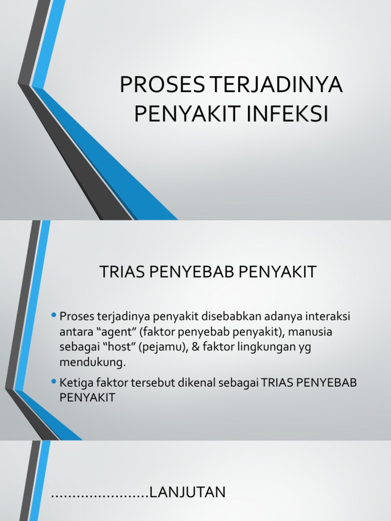 Proses Terjadinya Penyakit Infeksi | PDF