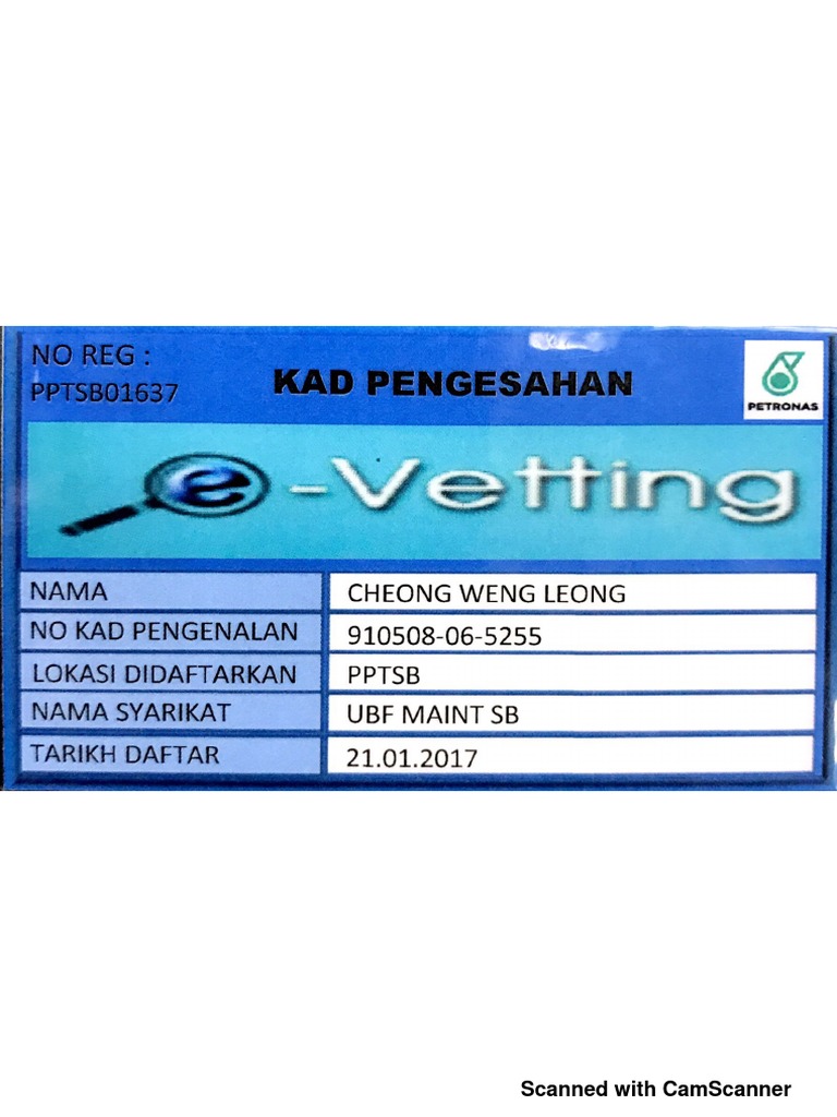 E-Vetting 20190628113142 PDF | PDF