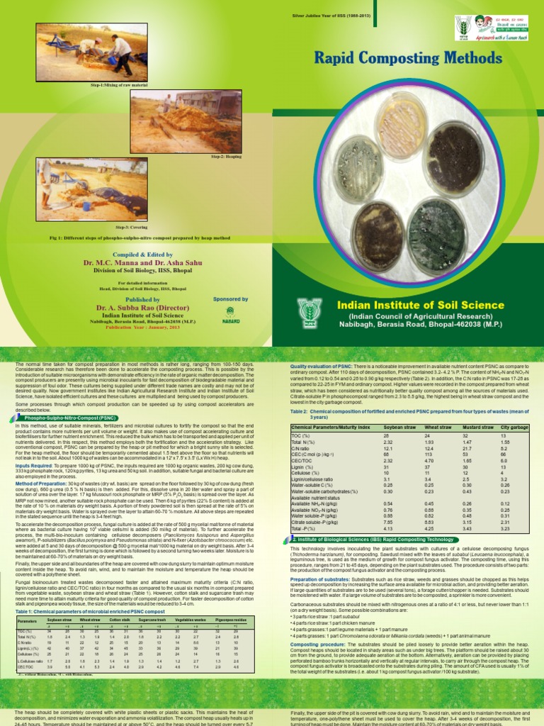 Rapid Composting Methods | PDF | Compost | Decomposition