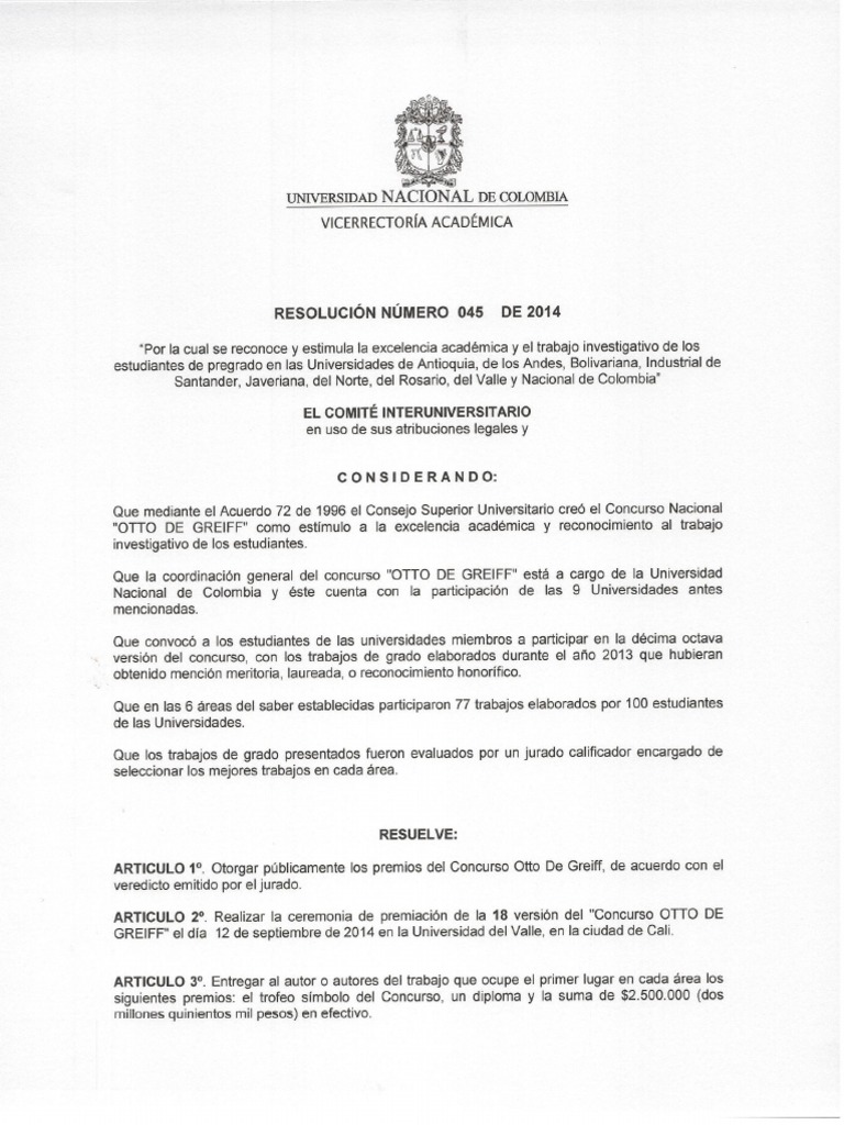 CNOG Ganadores v18 PDF | PDF